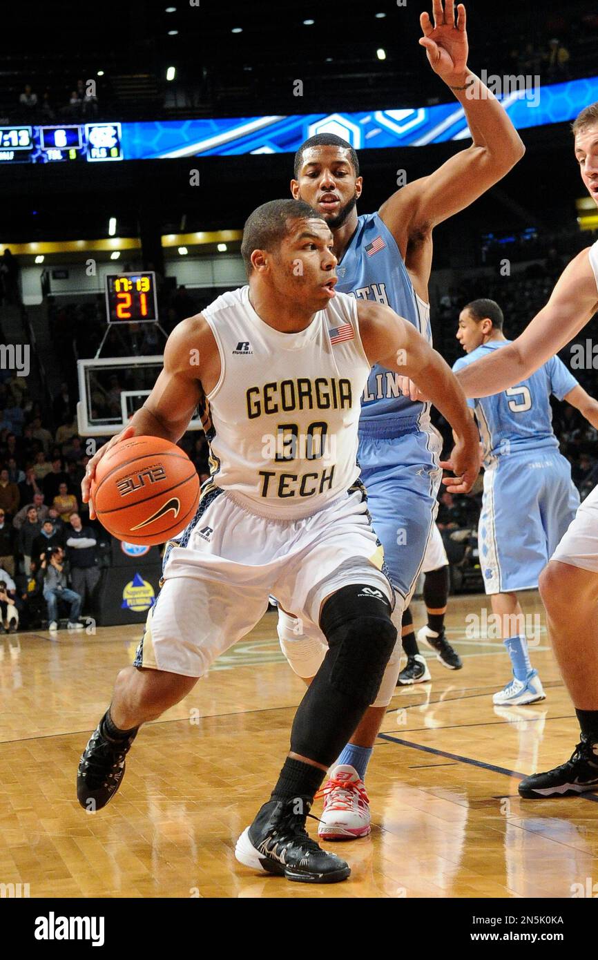 Georgia Tech guard Corey Heyward (30) is shown against North Carolina ...