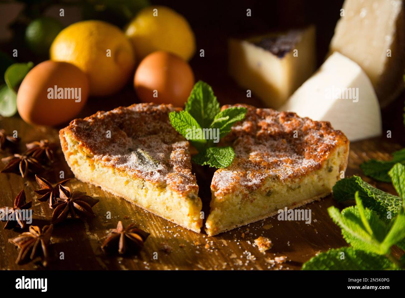 The flaó is a pastry made with flour paste filled with cottage cheese ...