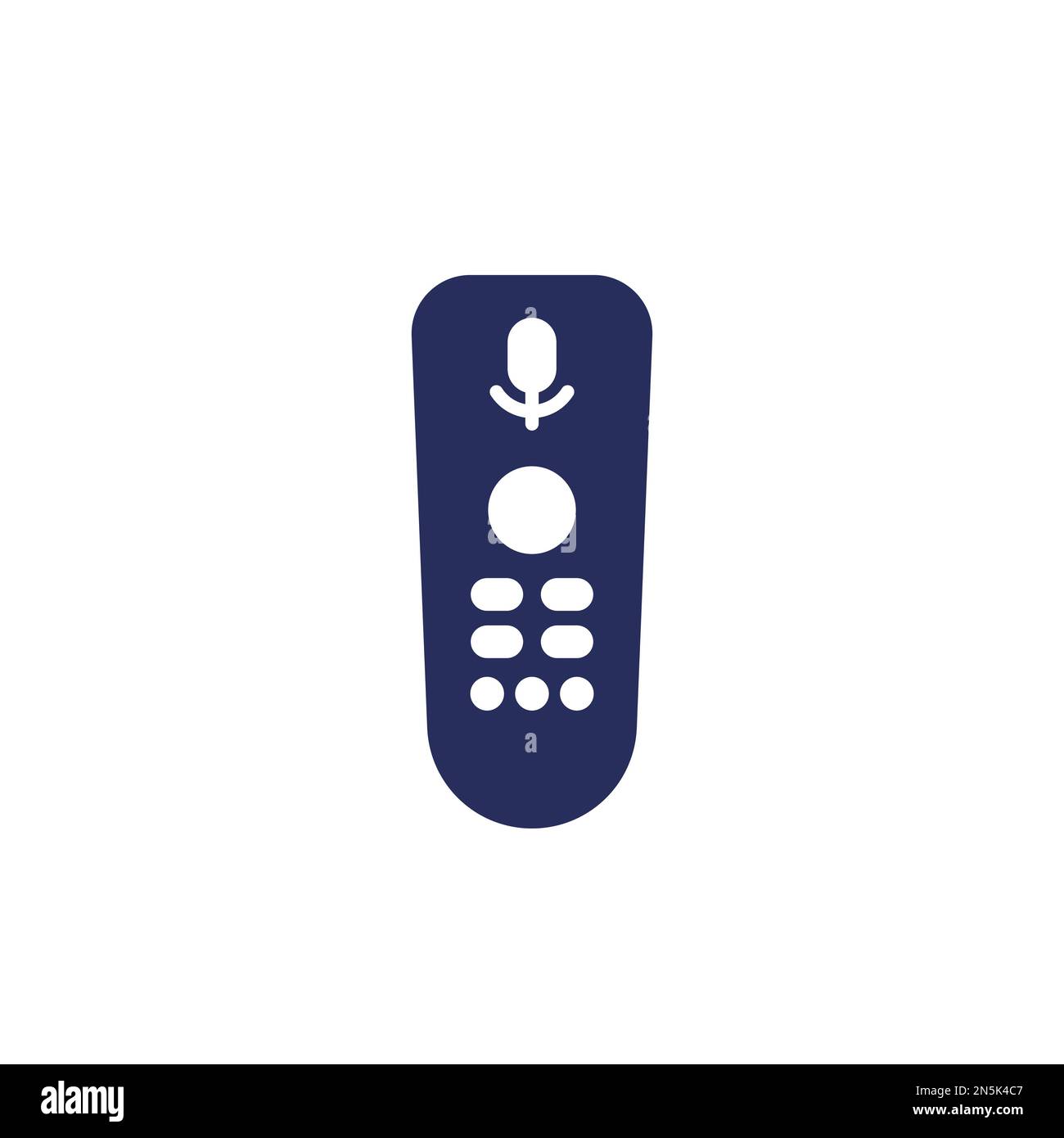 tv remote control with voice recognition icon Stock Vector Image & Art ...