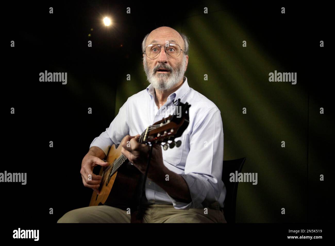 Noel Paul Stookey, of Peter, Paul and Mary, is interviewed and performs ...