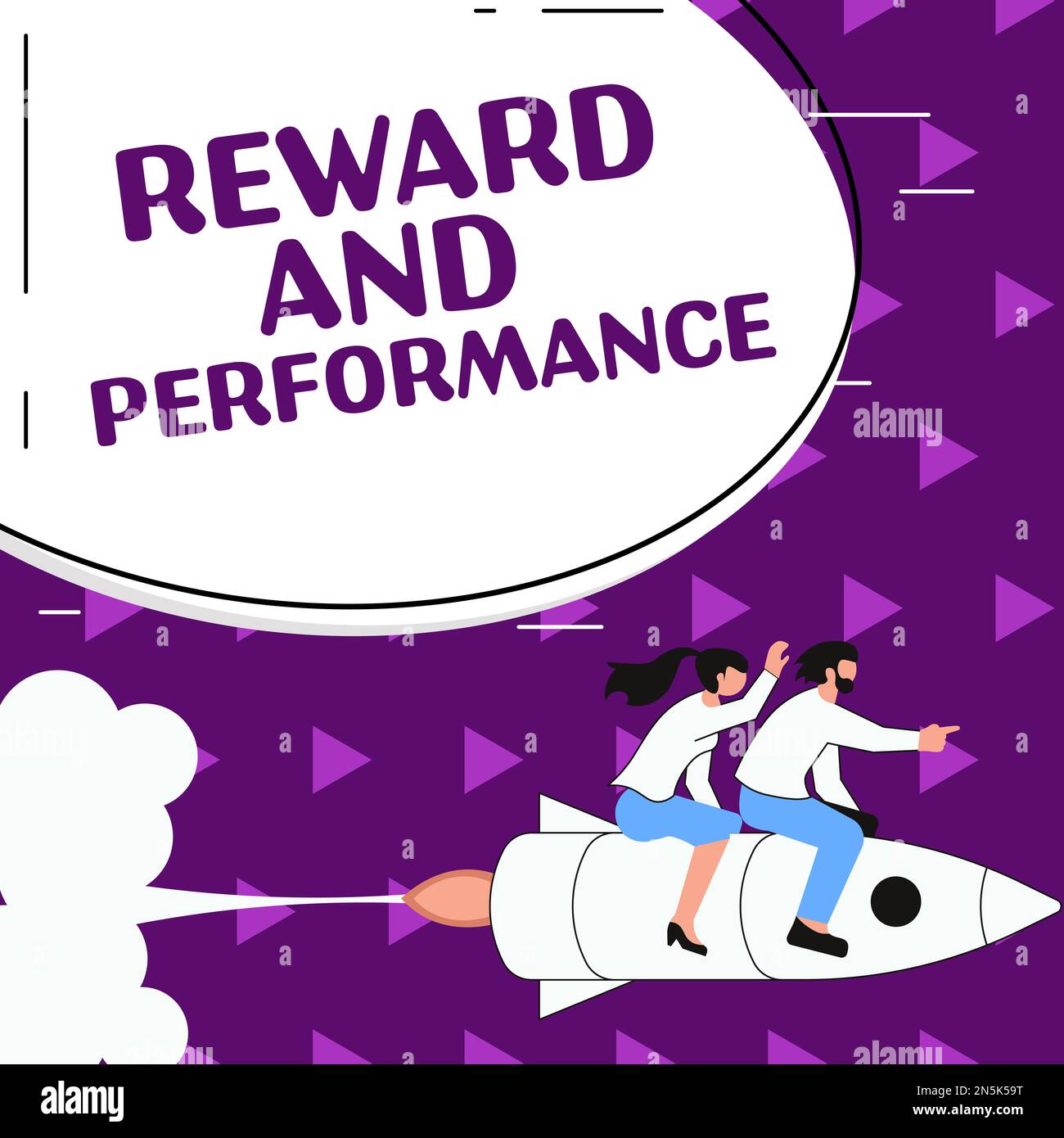 Text sign showing Reward And Performance. Concept meaning Given in ...