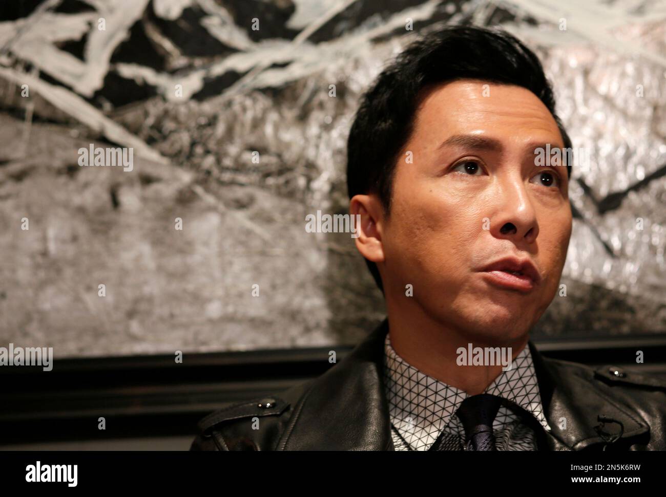 In this Saturday, Jan. 25, 2014 photo, Hong Kong action star Donnie Yen ...