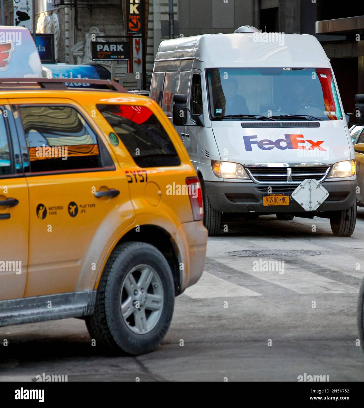 A general view of atmosphere is seen in Times Sq. at the Vince Lombardi ...