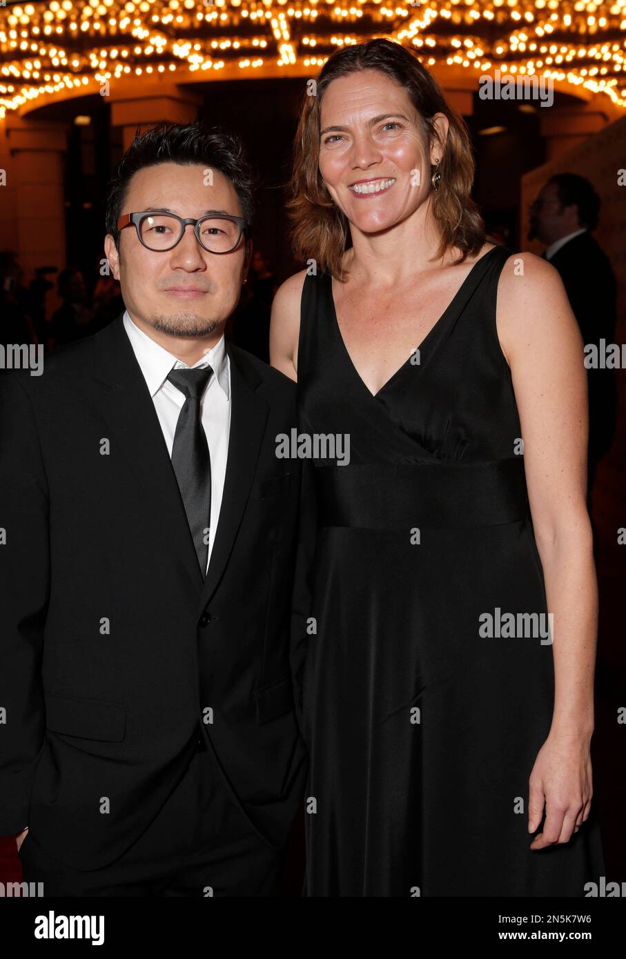 Yong Duk Jhun and Jane Hartwell attend the 2014 International 3D and ...