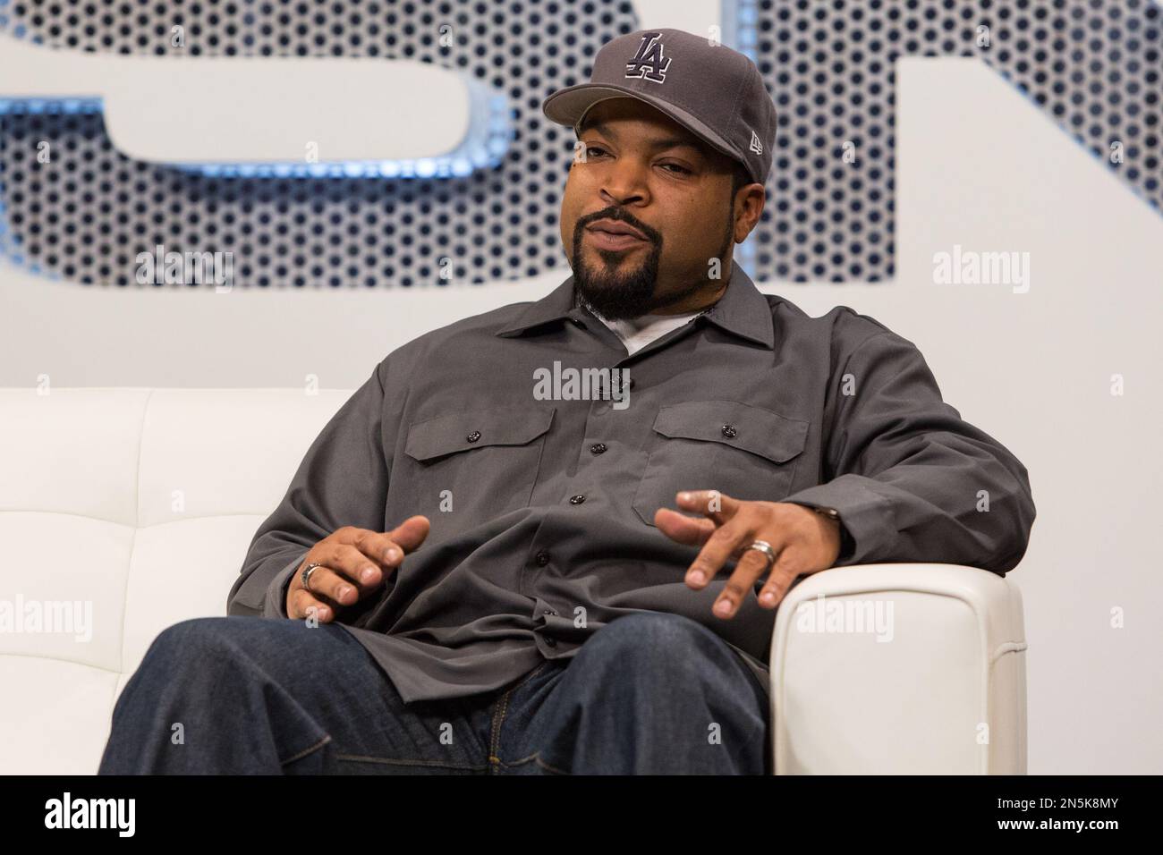 Ice Cube on set during filming of SKEE Live during filming of SKEE Live ...