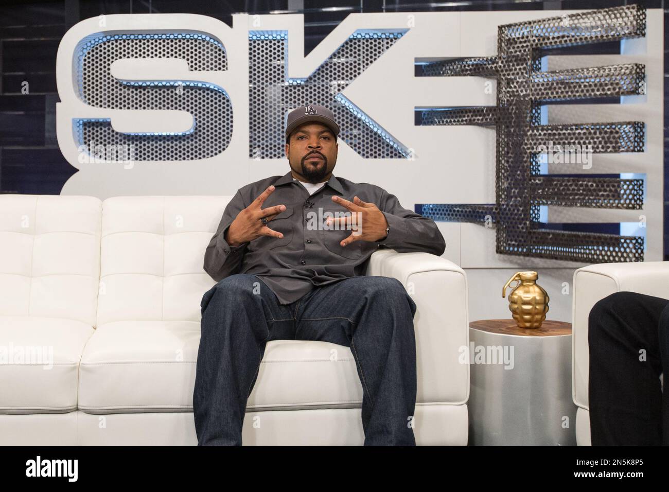 Ice Cube on set during filming of SKEE Live during filming of SKEE Live ...