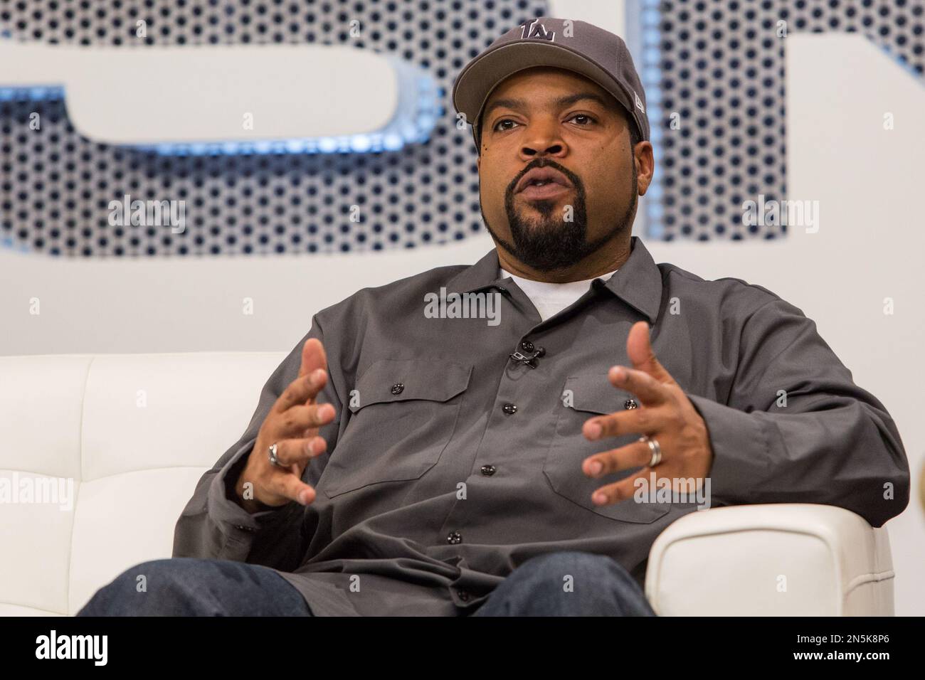 Ice Cube on set during filming of SKEE Live during filming of SKEE Live ...