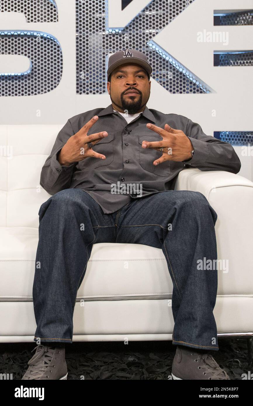 Ice Cube on set during filming of SKEE Live during filming of SKEE Live ...