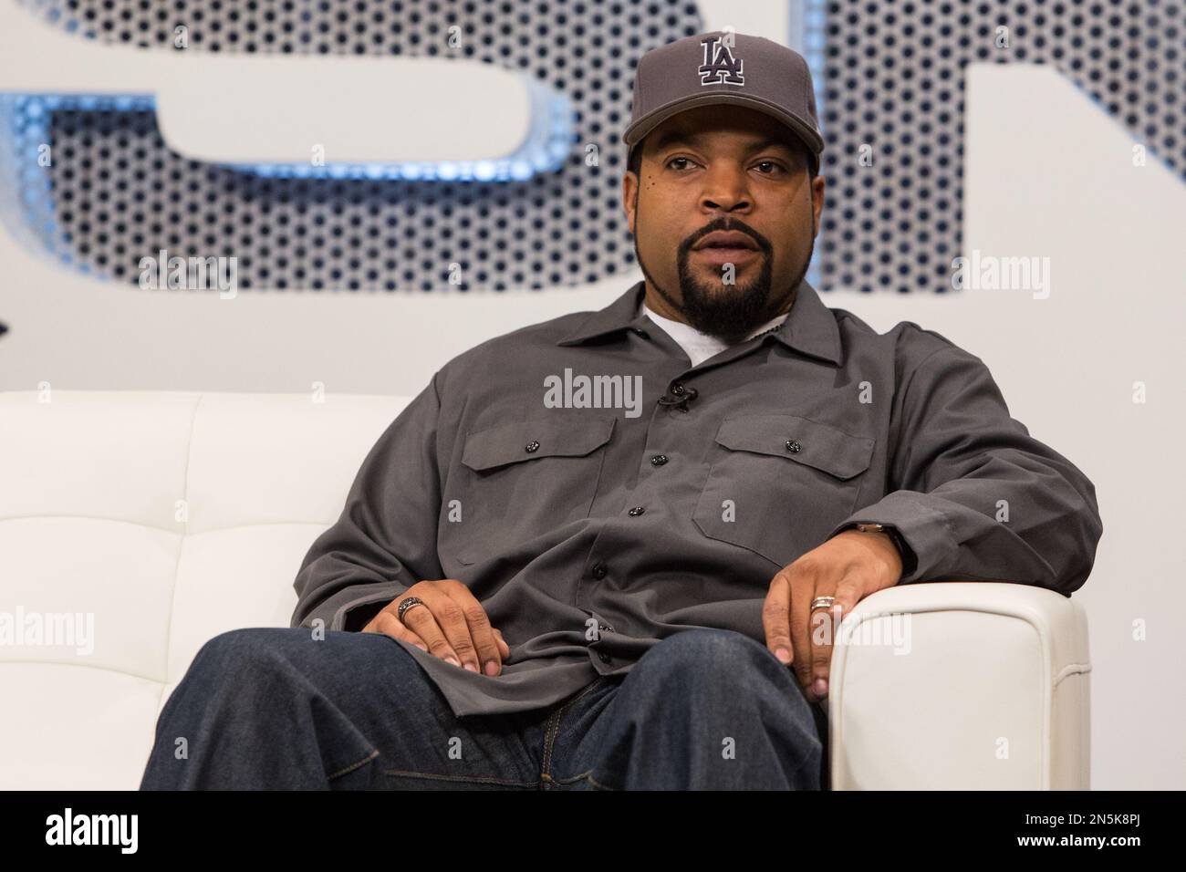 Ice Cube on set during filming of SKEE Live during filming of SKEE Live ...