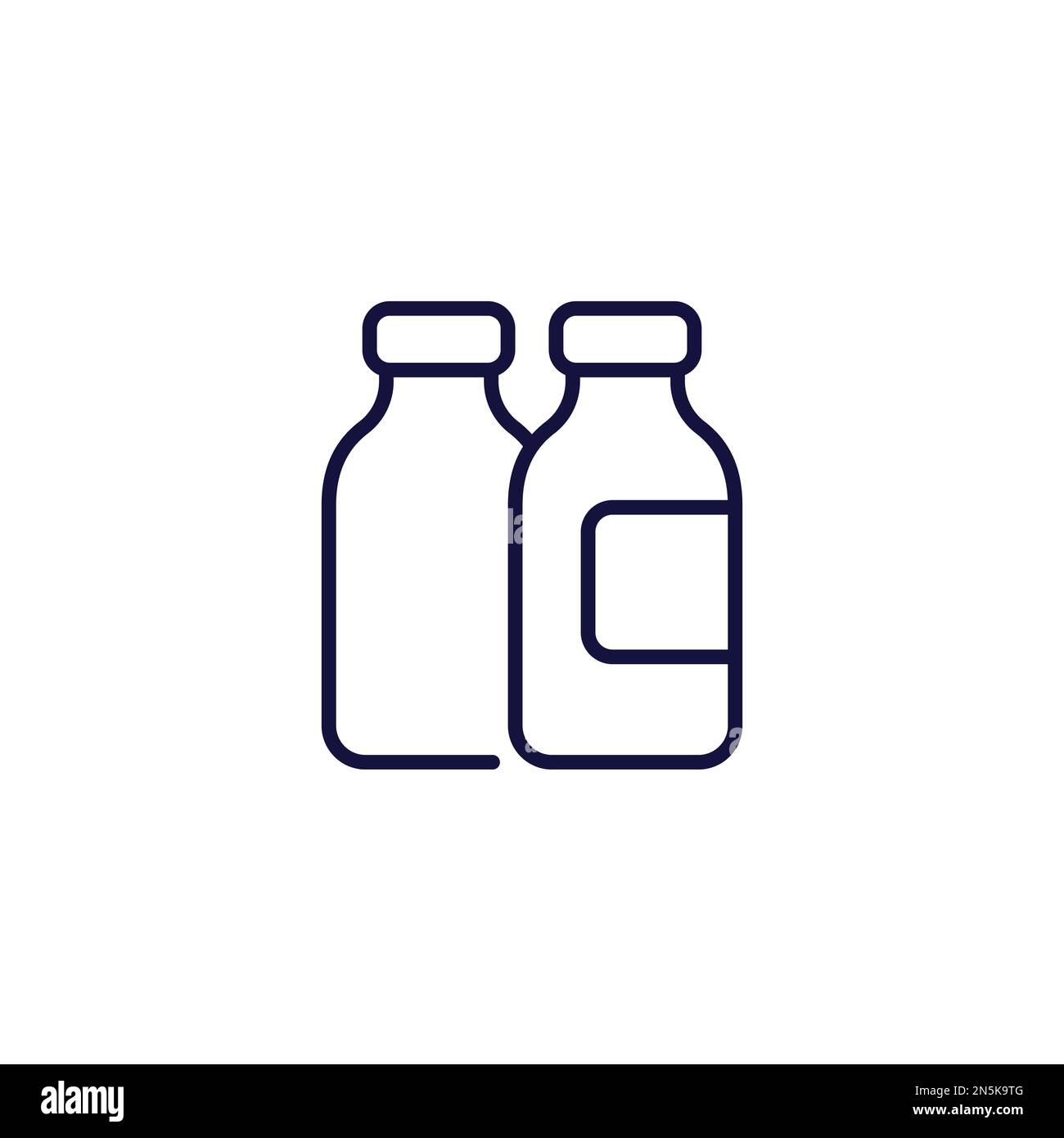 Bottles water juice on Stock Vector Images - Alamy