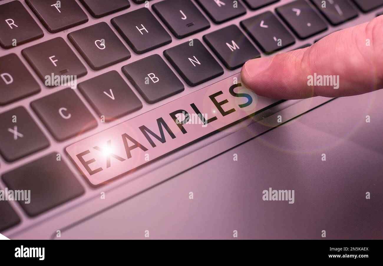 Conceptual display Examples. Concept meaning photo Sample Model to ...