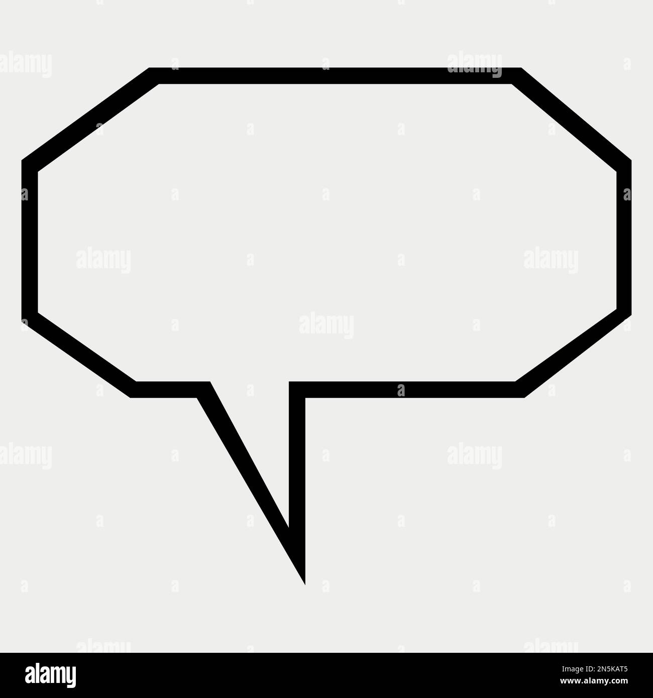 Speech bubble Frame Quotation Message vector illustration Stock Vector ...