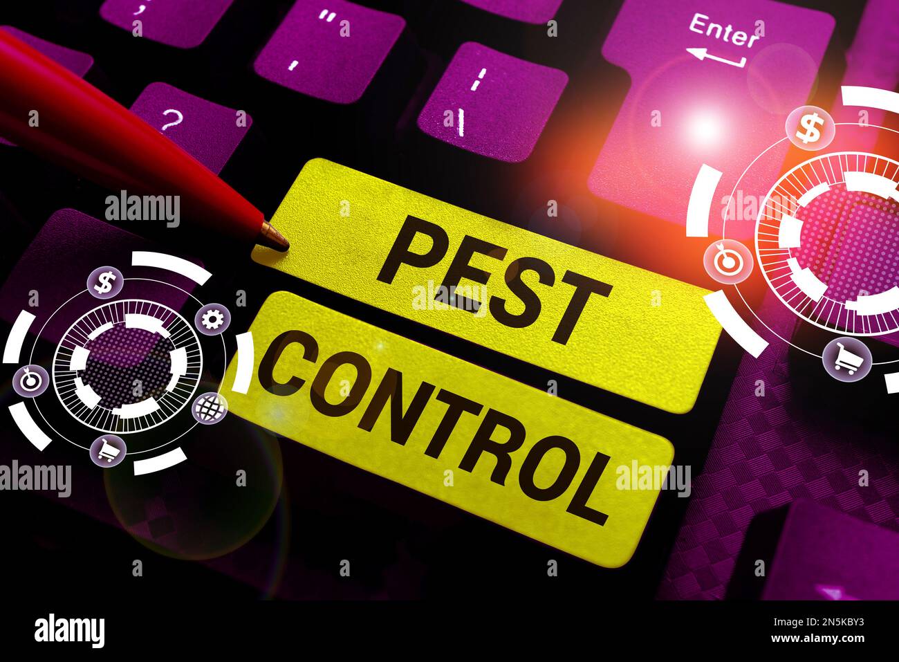 Inspiration showing sign Pest Control. Business concept Killing ...
