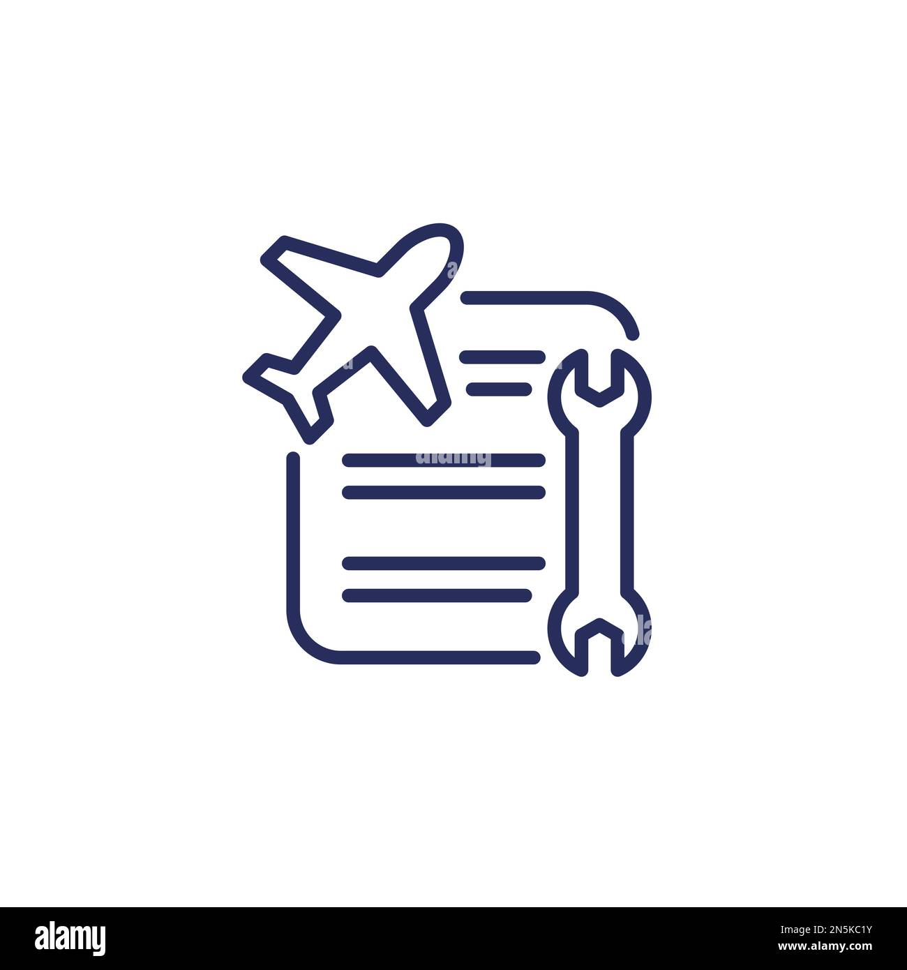 Airport repair maintenance jet Stock Vector Images - Alamy