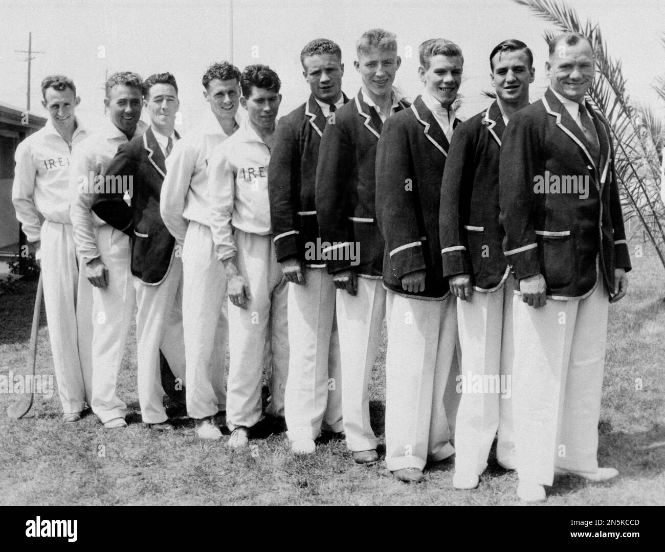 The Irish Olympic team shown in Olympic Village, Los Angeles ...