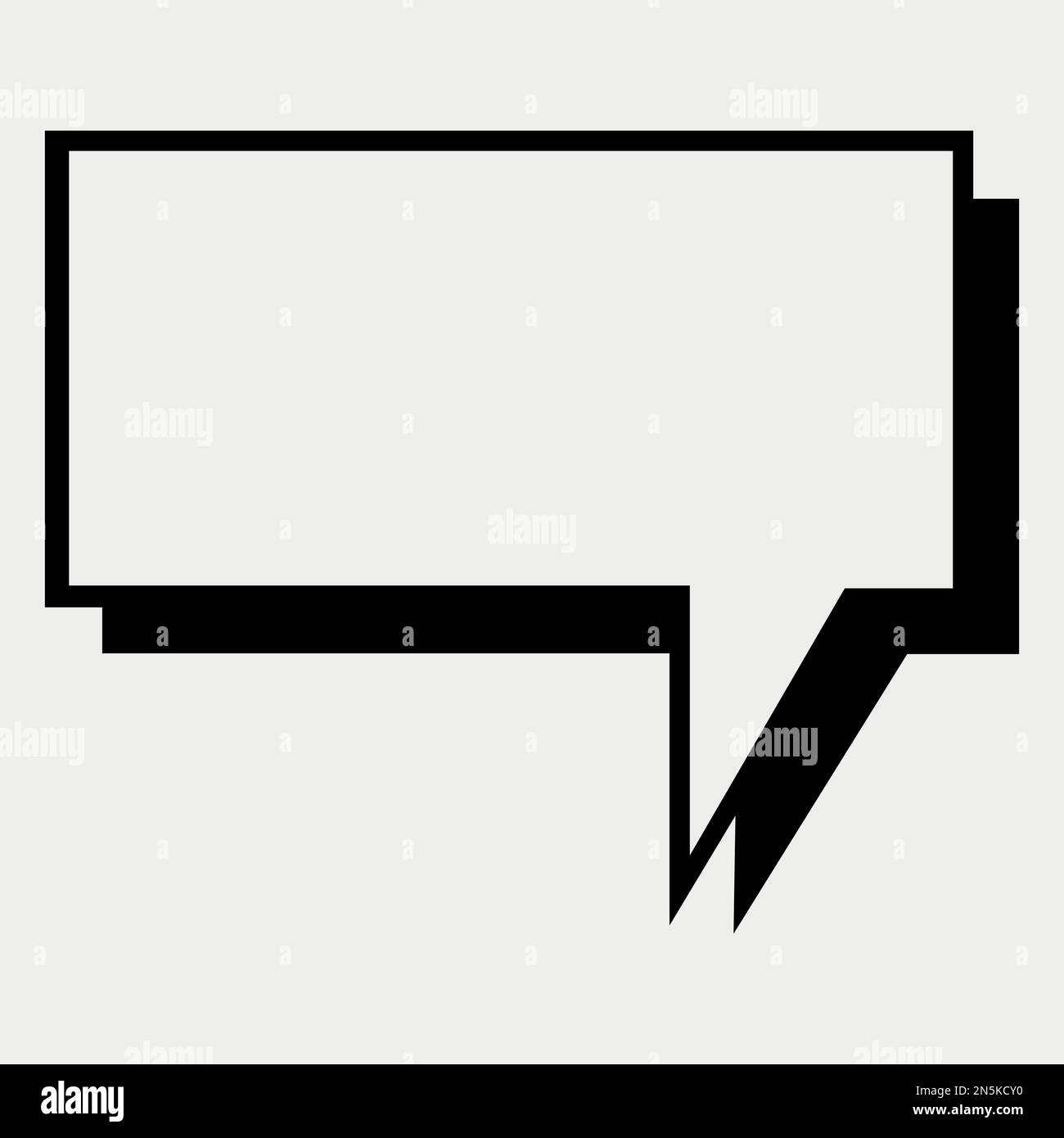 Speech bubble Frame Quotation Message vector illustration Stock Vector ...