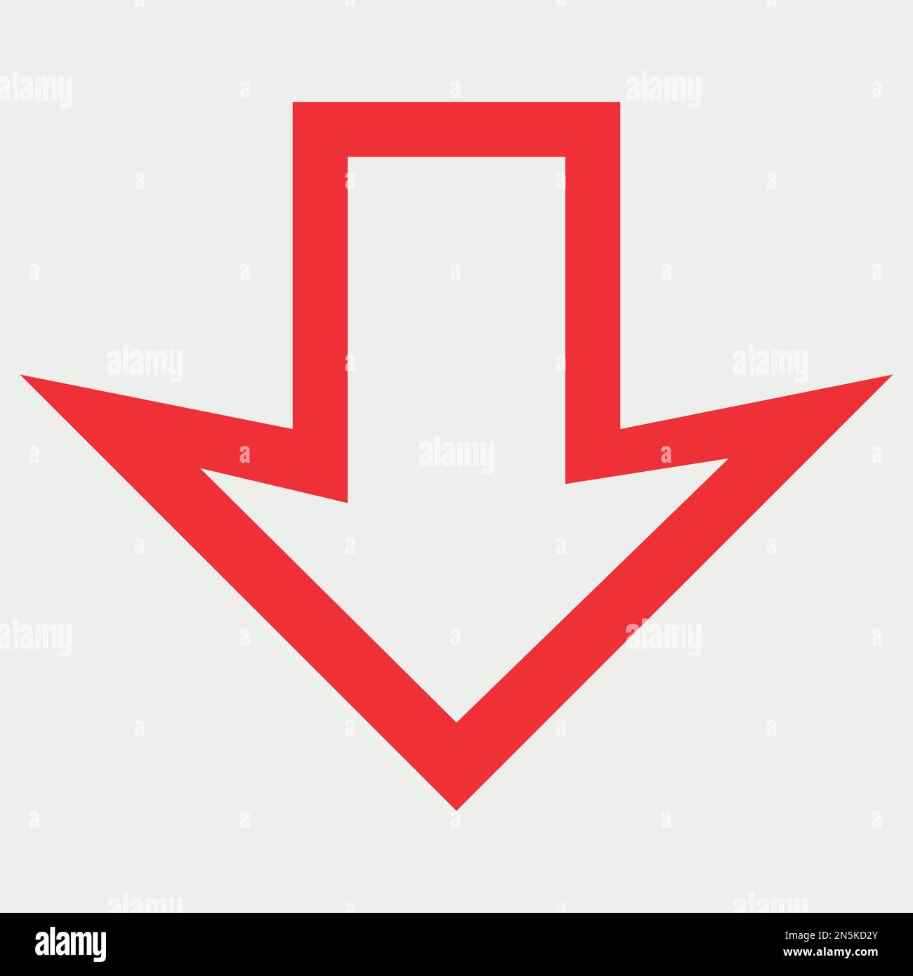 Directional Arrow Symbol vector illustration Stock Vector Image & Art ...
