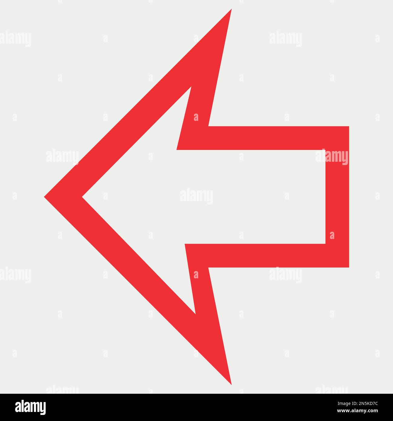 Directional Arrow Symbol vector illustration Stock Vector Image & Art ...