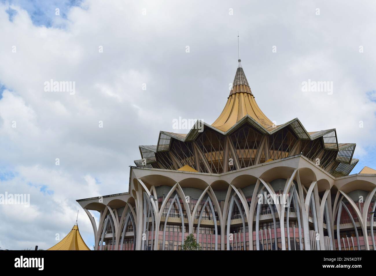 Kuching Sarawak State Legislative building on a nice day Stock Photo ...