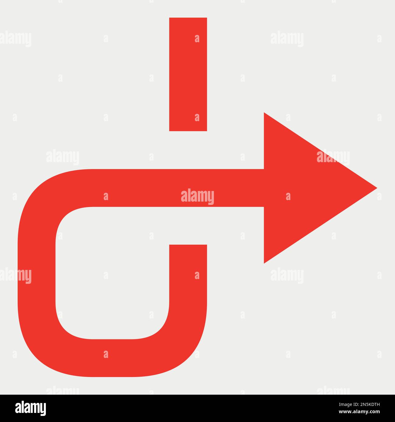 Directional Arrow Symbol vector illustration Stock Vector Image & Art ...