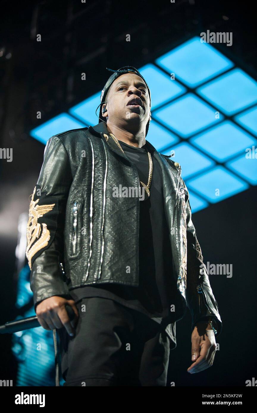 Jay-Z performs in concert at the Air Canada Centre during his Magna ...