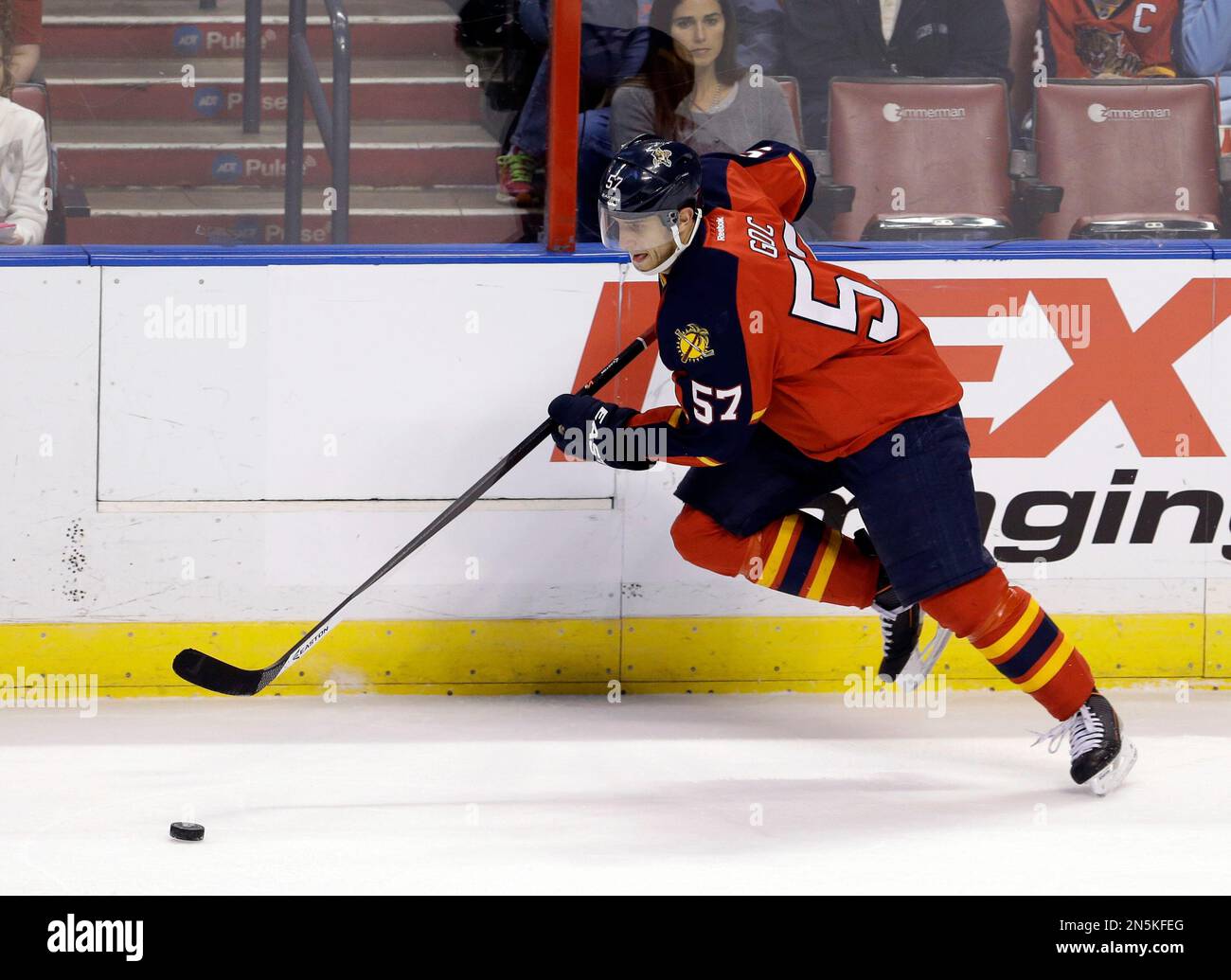 Florida Panthers center Marcel Goc (57) drives against the Colorado ...