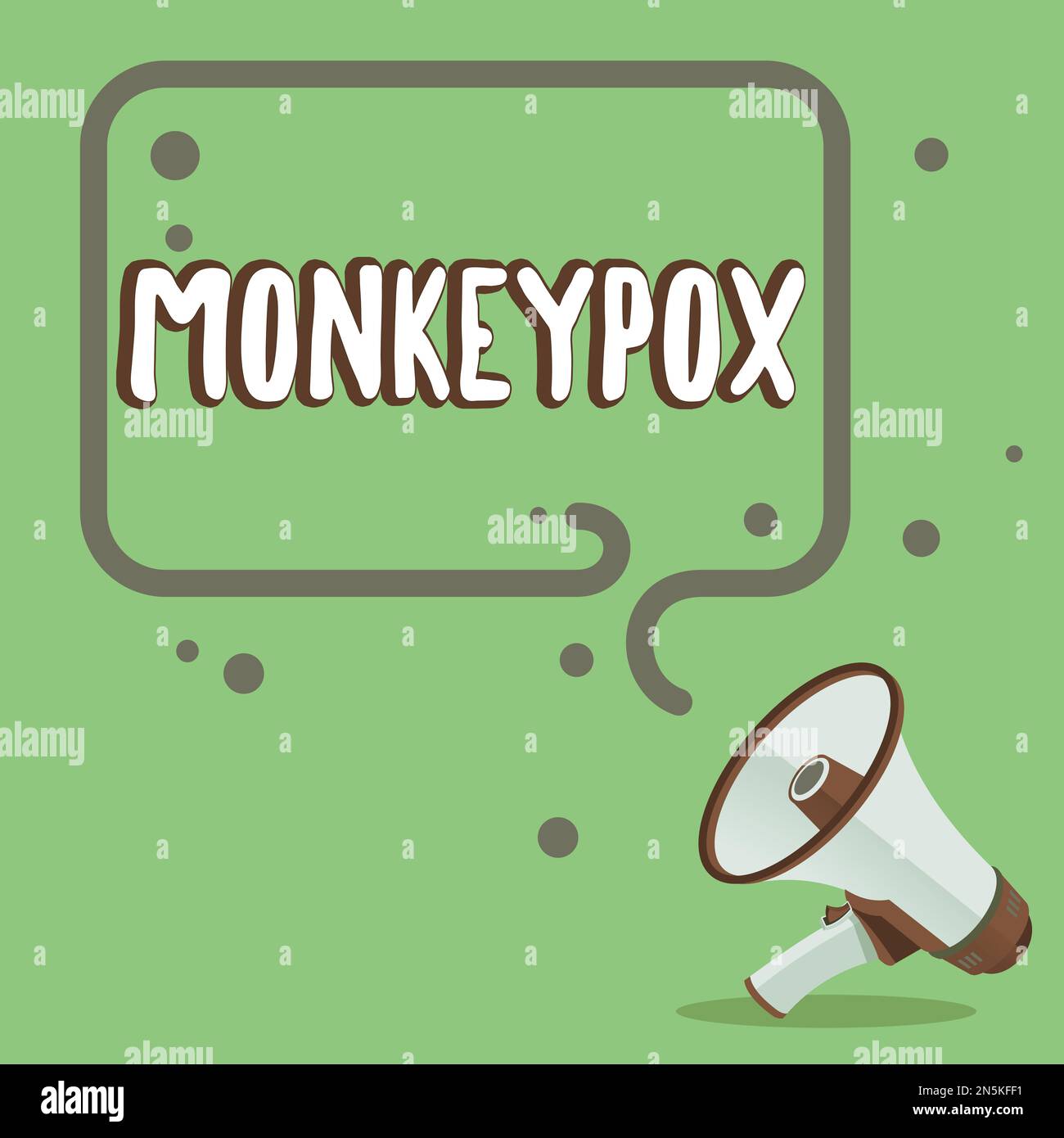 Text showing inspiration Monkeypox. Conceptual photo poxvirus of Africa ...