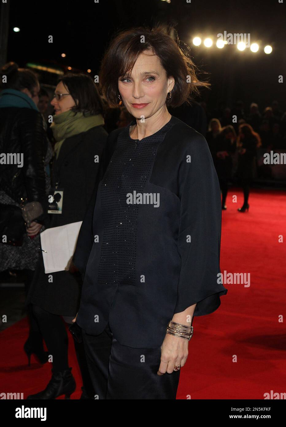 English Actress Kristin Scott Thomas attending the UK Premiere of The ...