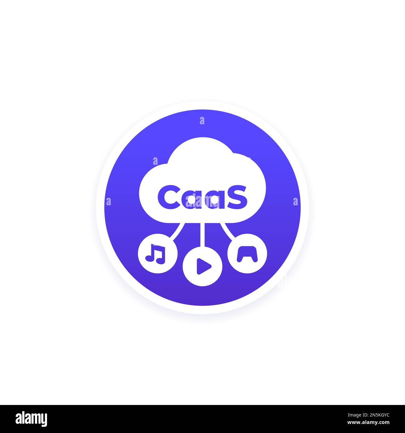 Cloud service model Stock Vector Images - Alamy