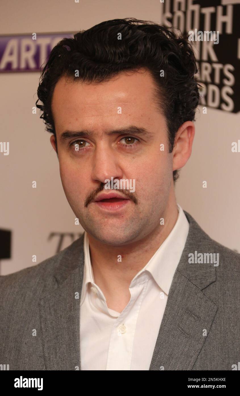 Danny Mays arrives for South Bank Sky Arts Awards 2014, held at the ...