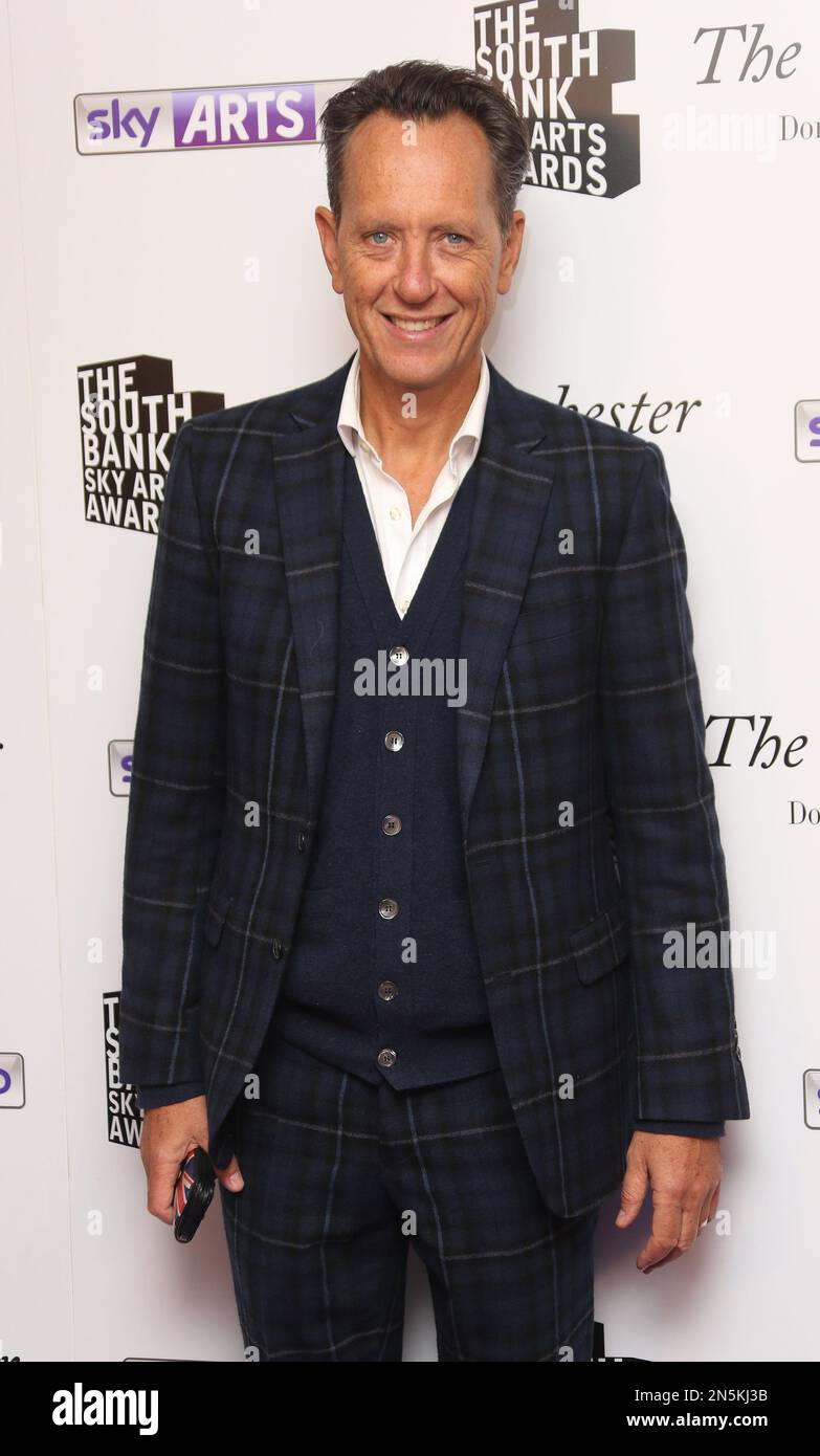 British actor Richard E Grant arrives for South Bank Sky Arts Awards ...