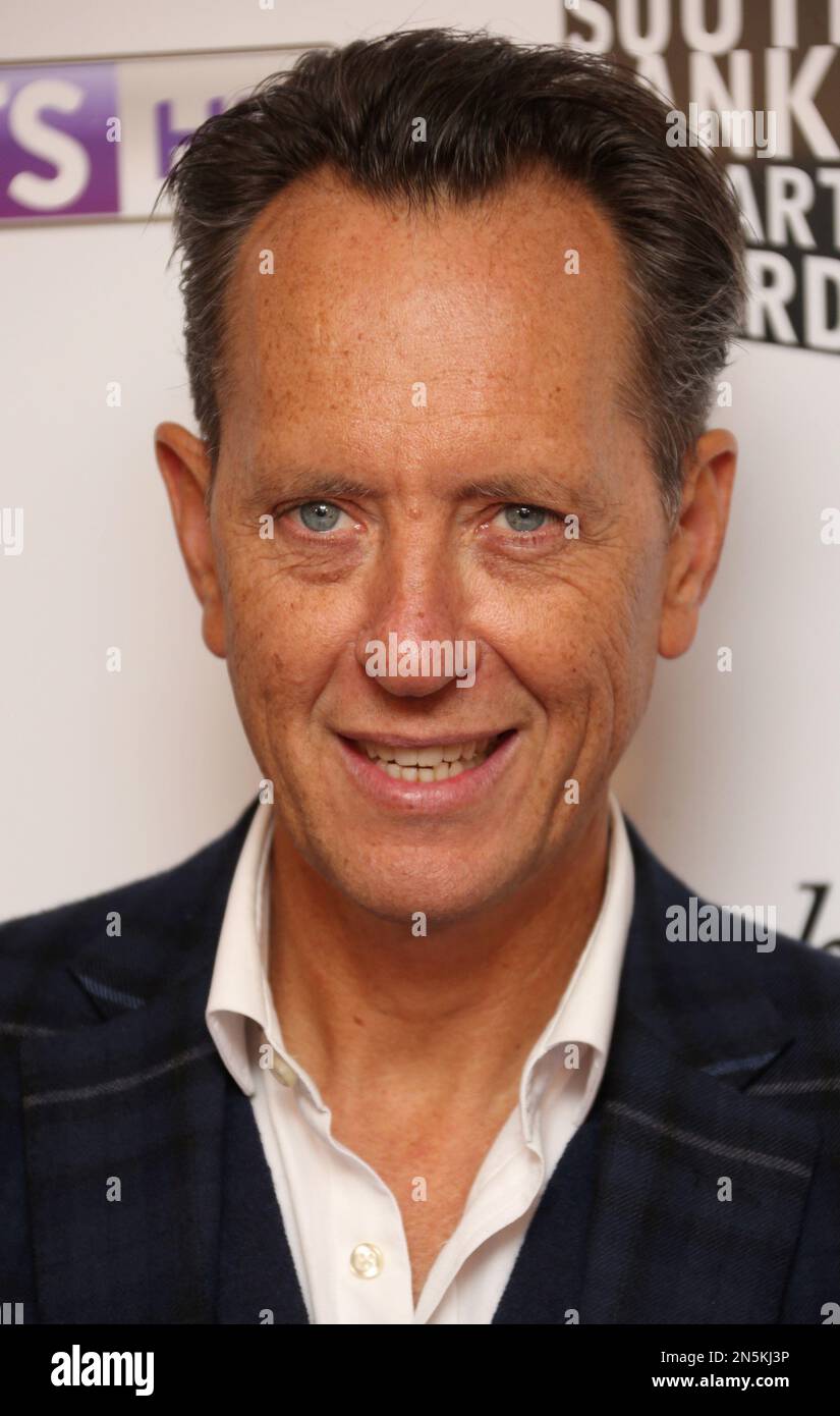 British actor Richard E Grant arrives for South Bank Sky Arts Awards ...