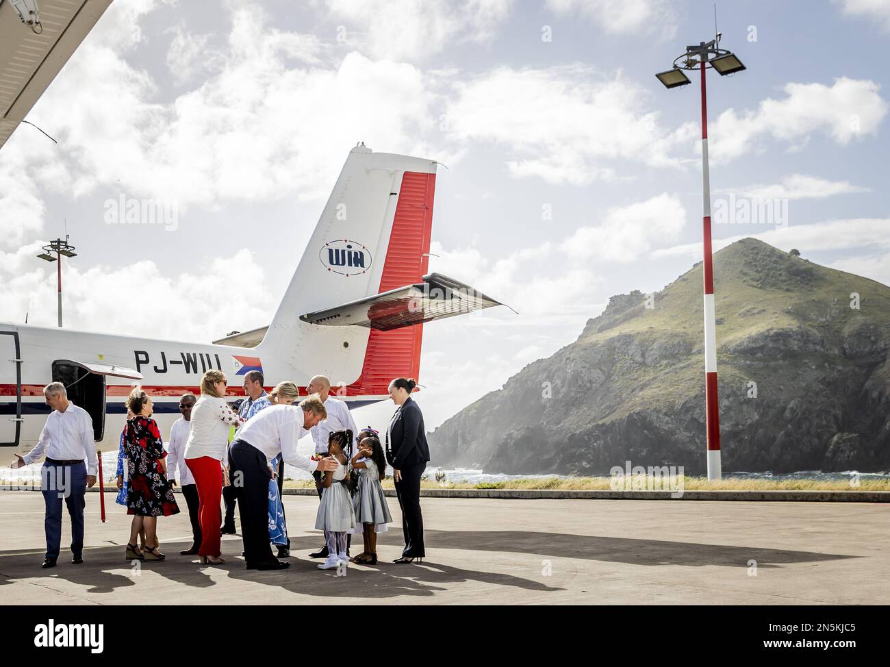 SABA - 09/02/2023, SABA - King Willem-Alexander, Queen Maxima and ...