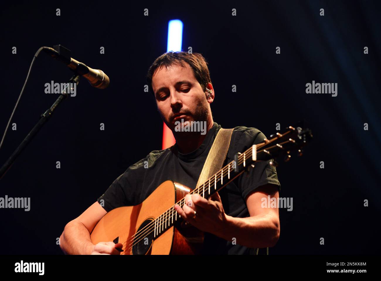 Adam Aijala of Yonder Mountain String Band performing at The Tabernacle ...