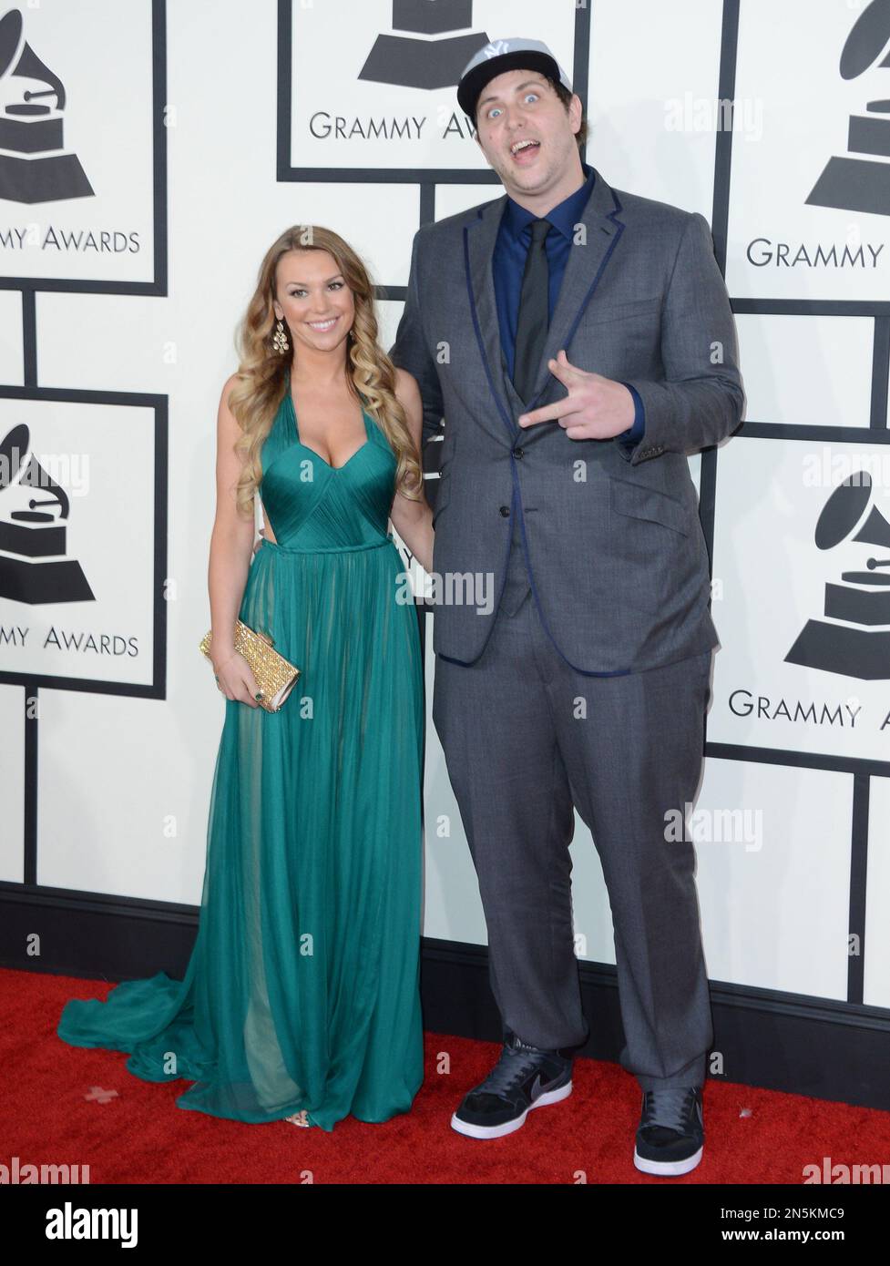 Derek Vincent Smith of Pretty Lights , right, arrives at the 56th ...