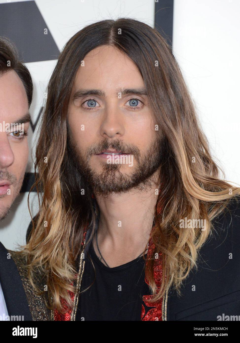Jared Leto arrives at the 56th annual GRAMMY Awards at Staples Center on Sunday, Jan. 26, 2014 ...