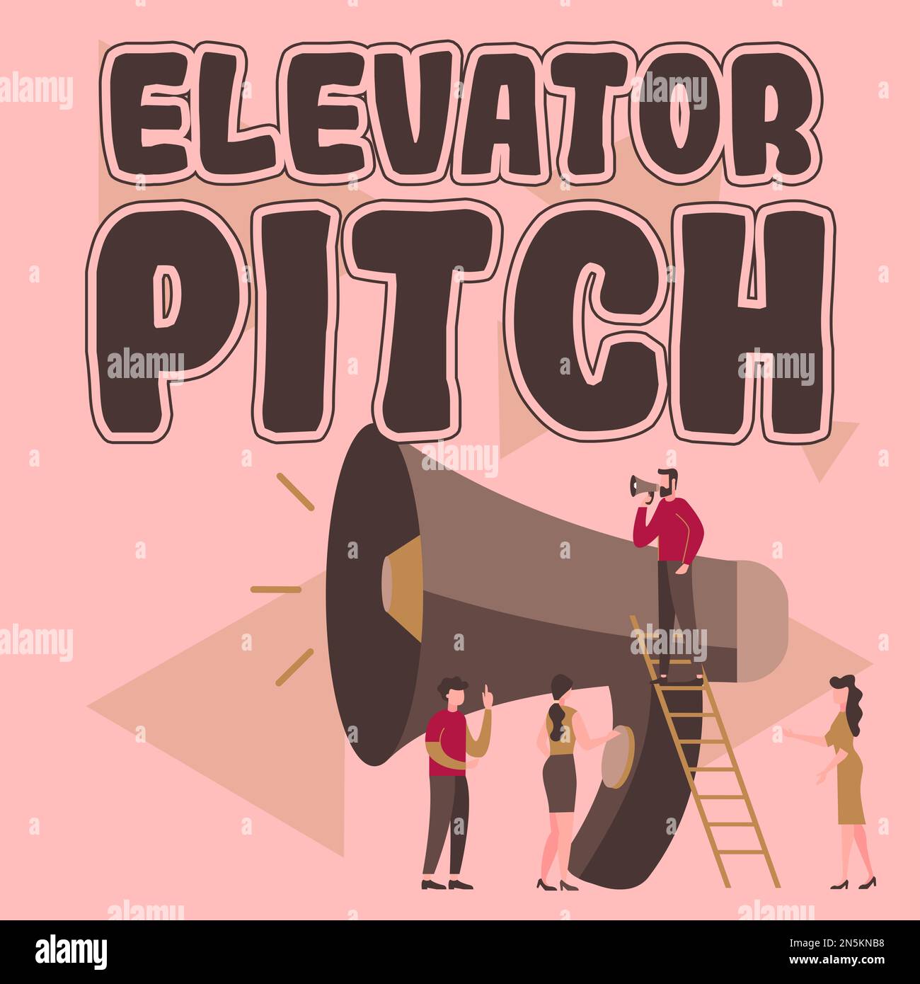 Text showing inspiration Elevator Pitch. Business overview A persuasive ...