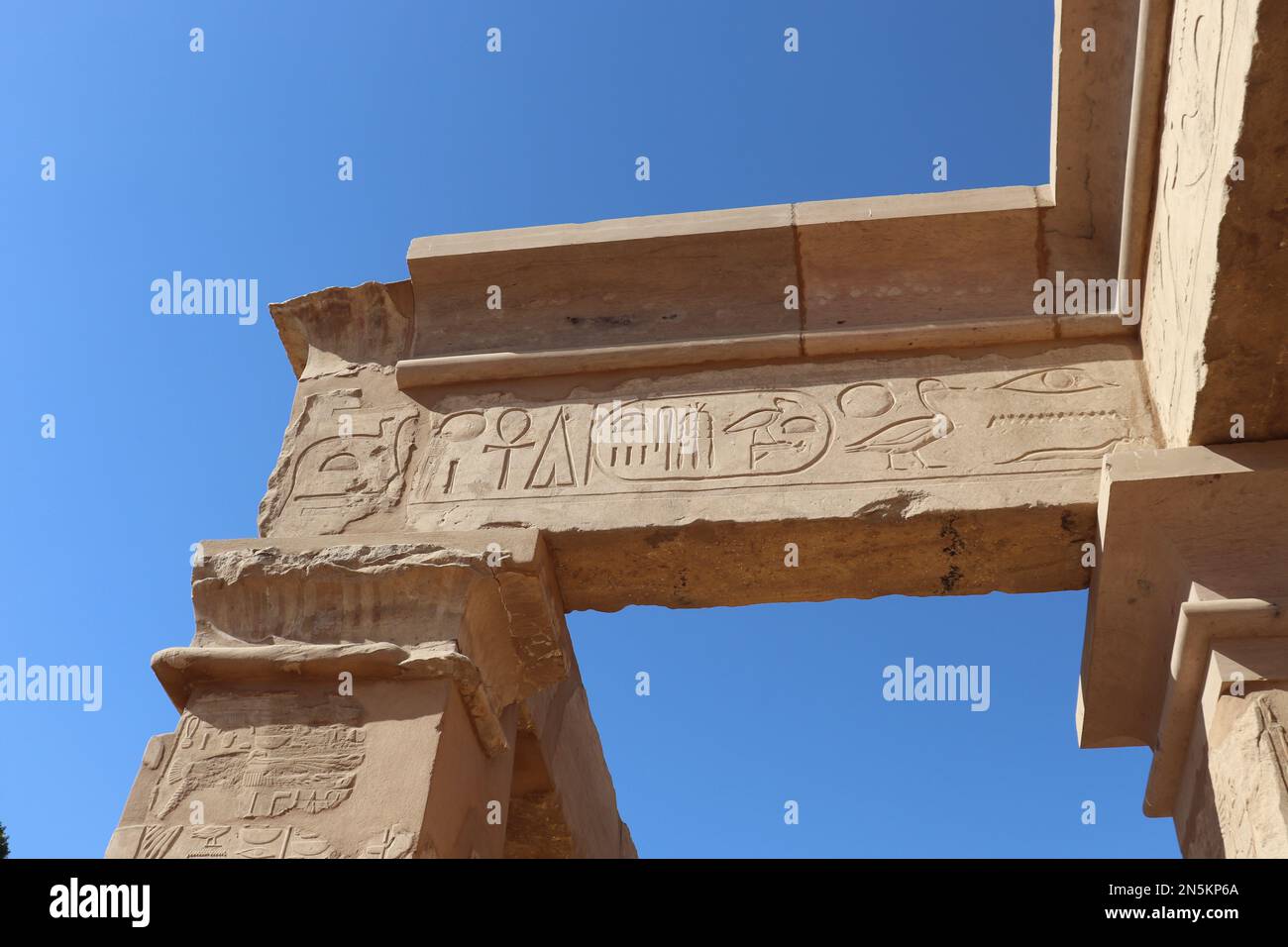 amazing monuments at Karnak temple in Luxor, Egypt Stock Photo - Alamy
