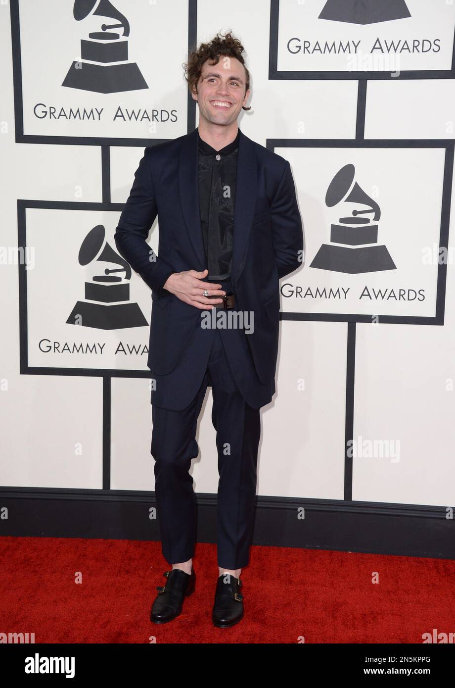 Mikky Ekko arrives at the 56th annual GRAMMY Awards at Staples Center ...