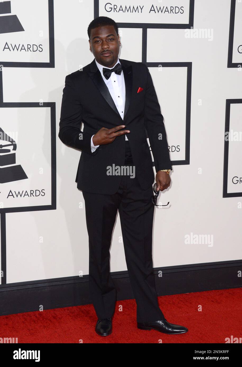 Al Sherrod arrives at the 56th annual GRAMMY Awards at Staples Center ...