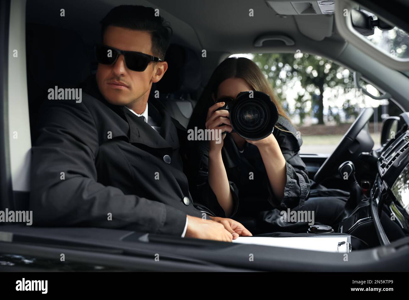 Camera inside cop car hi-res stock photography and images - Alamy