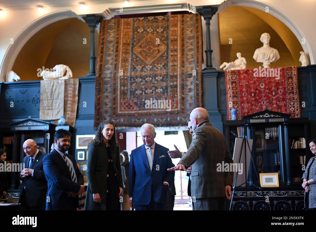 Britain's King Charles III visits the newly-renovated museum Leighton ...