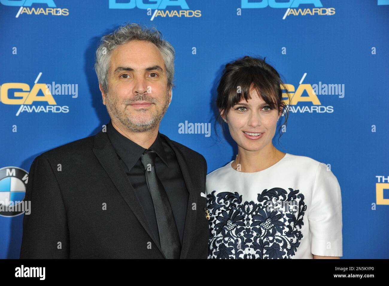 Alfonso Cuarón, left, and Sheherazade Goldsmitharrive at 66th Annual ...