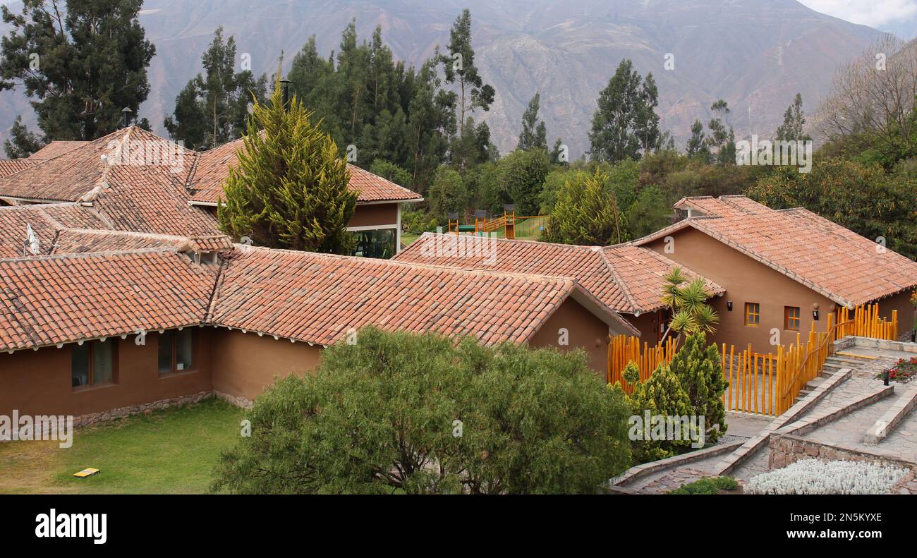The buildings and ground of the Casa Andina Premium Valle Sagrado Hotel ...