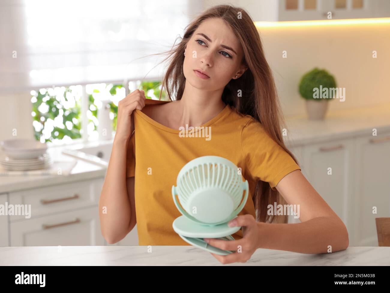 Portable fan in room hi-res stock photography and images - Alamy