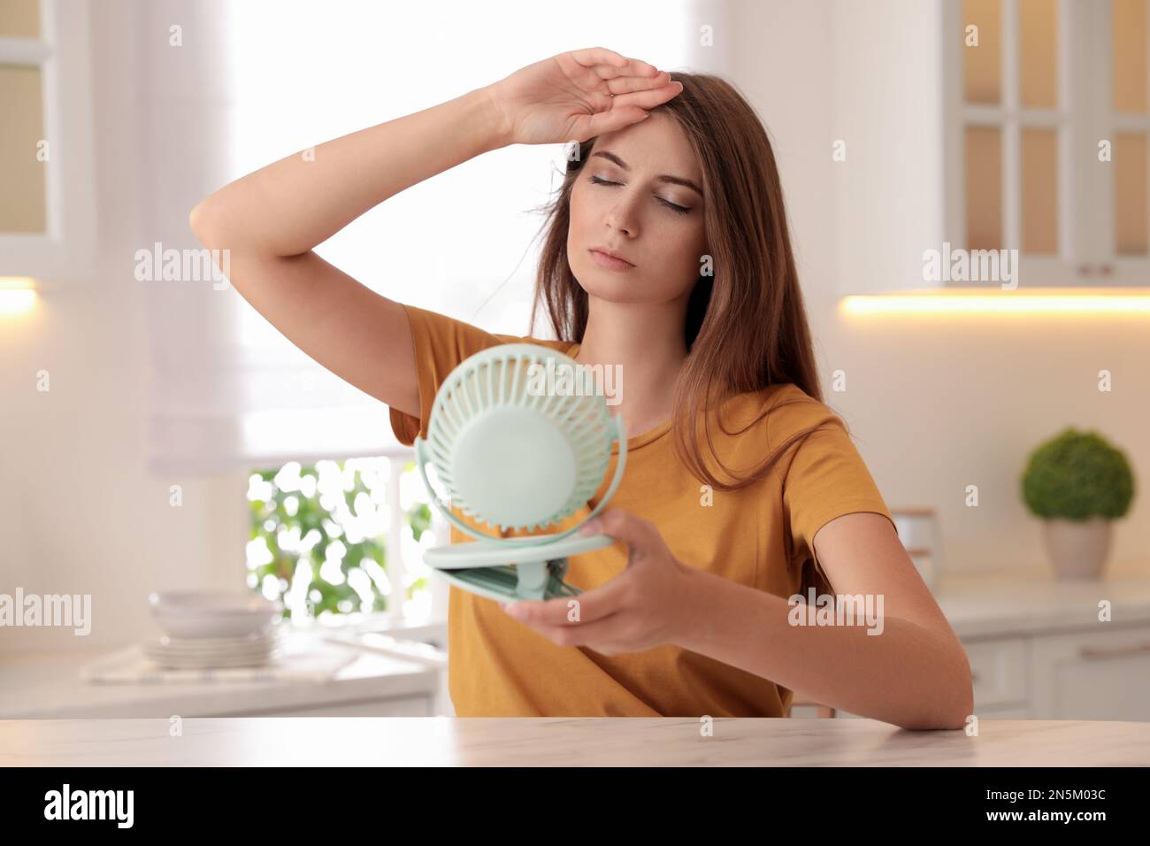 Portable fan in room hi-res stock photography and images - Alamy