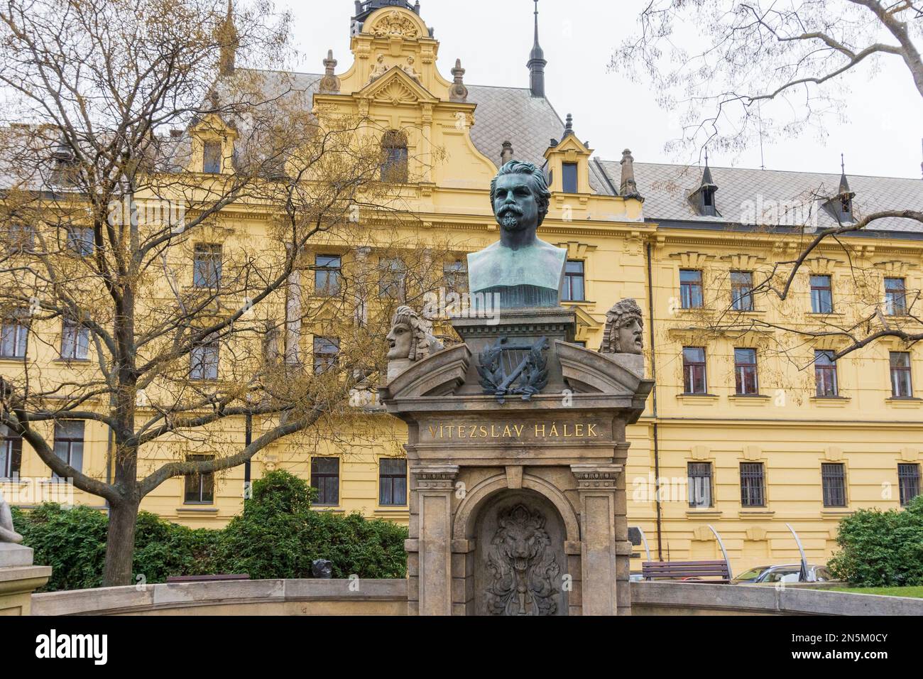 Memorial to the famous Czech writer, journalist and poet, Vitezslav ...