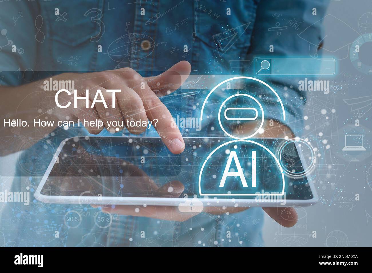 Artificial intelligence (AI), machine and deep learning and another modern computer technologies ...