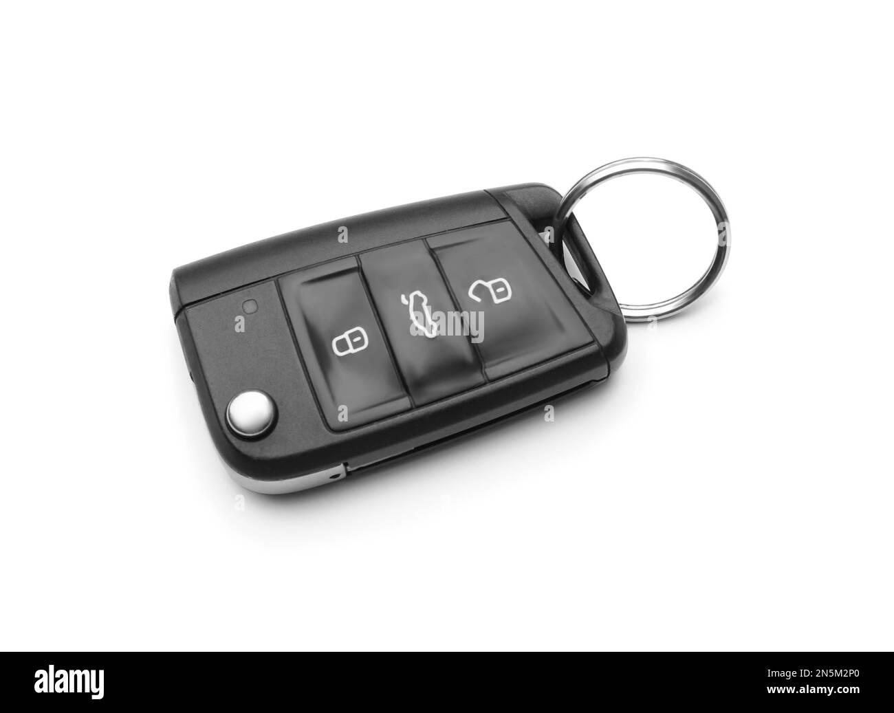 Modern car flip key isolated on white Stock Photo - Alamy