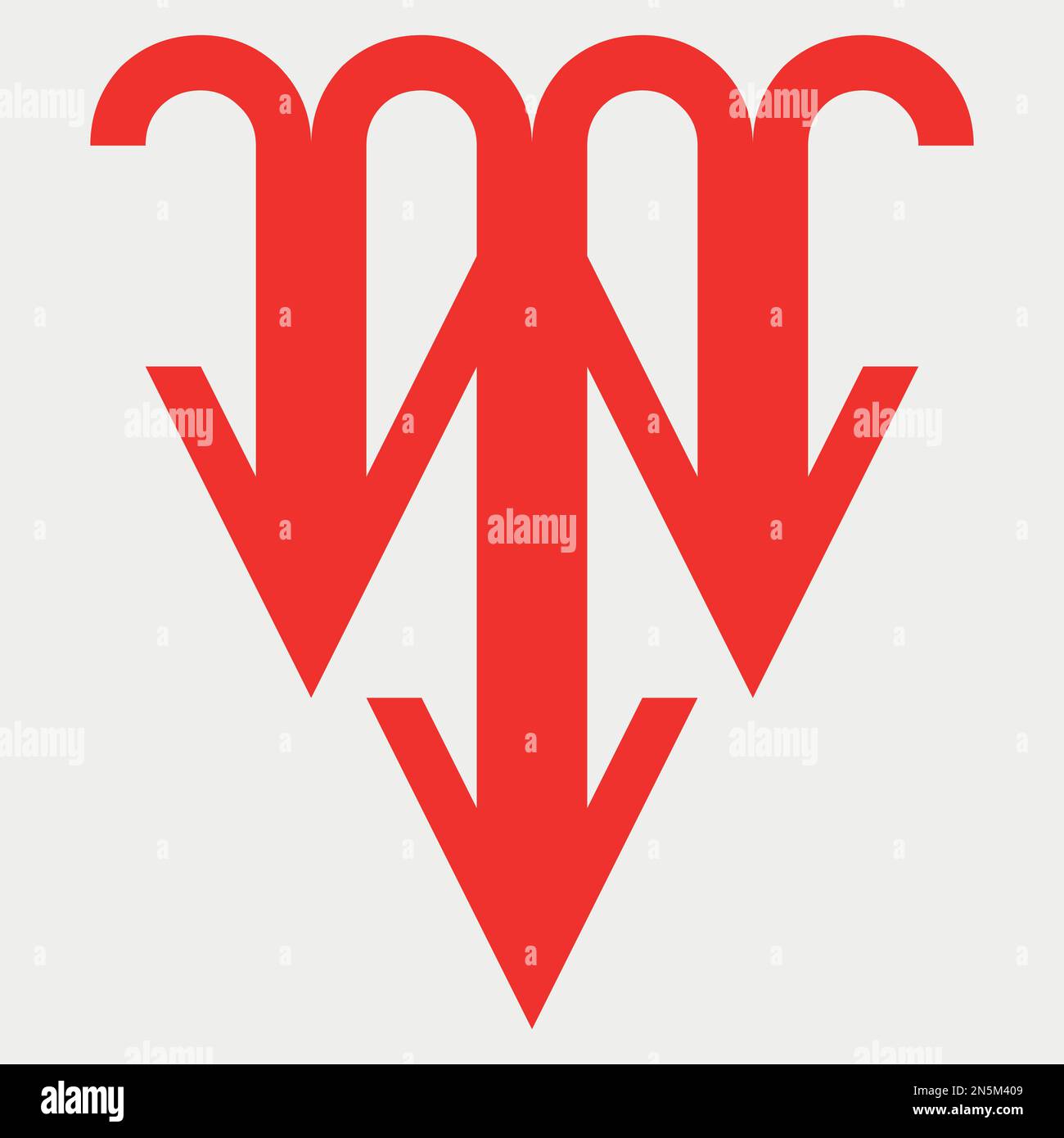 Three Face Directional Arrow Symbol vector illustration Stock Vector ...